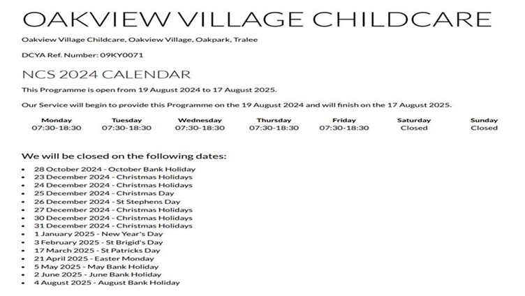 Locations of Oakview Childcare Centres - Oakview House Childcare Early ...
